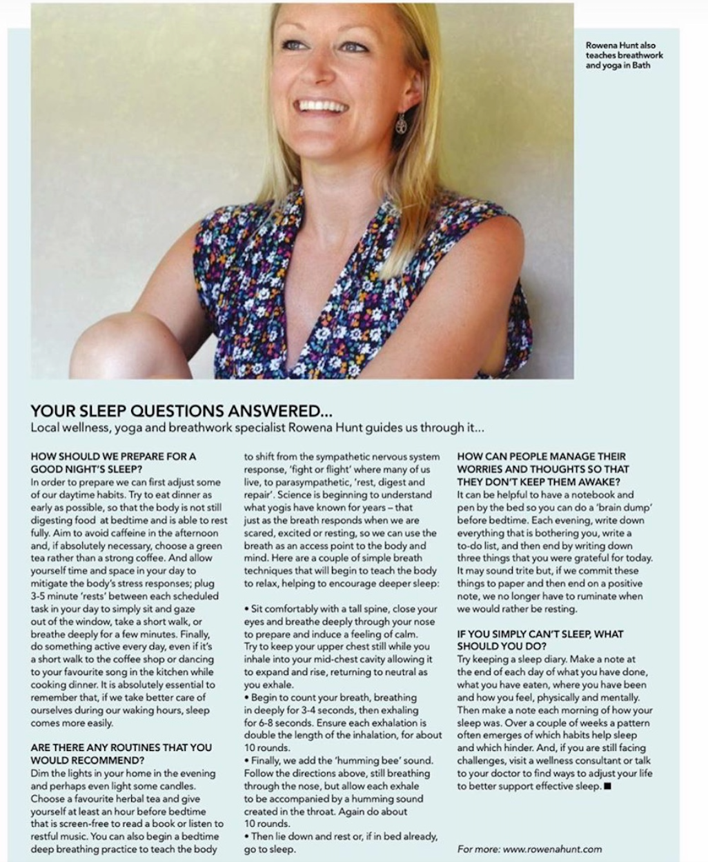 Media | rowenahunt.com